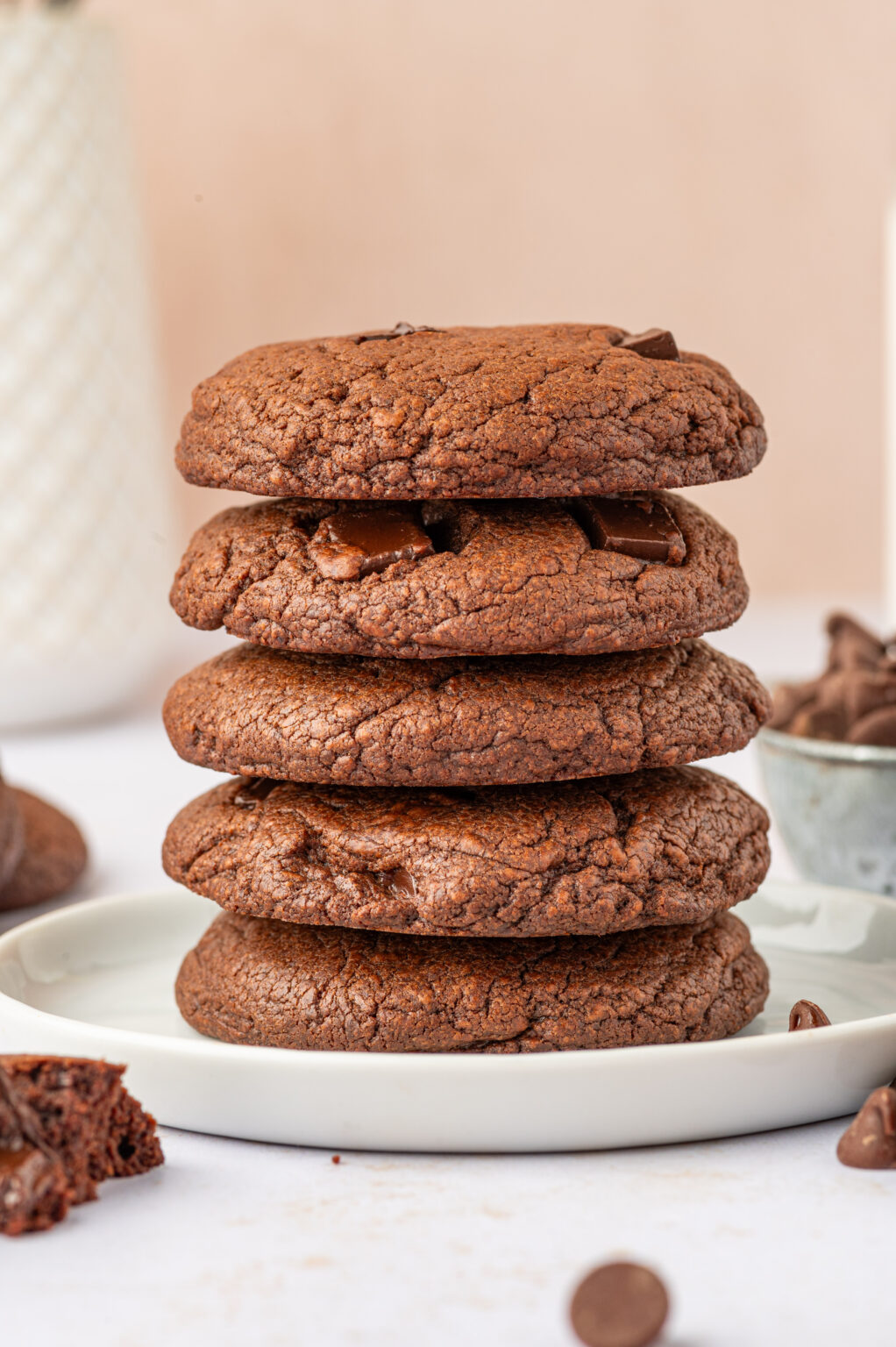 Double Chocolate Chunk Cookies - The Suburban Soapbox