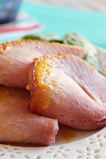 Mango-Ginger Glazed Ham - The Suburban Soapbox