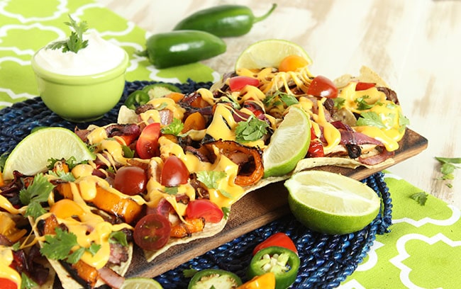 Grilled Fajita Nachos - The Suburban Soapbox