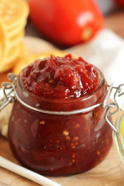 Easy Tomato Jam - The Suburban Soapbox
