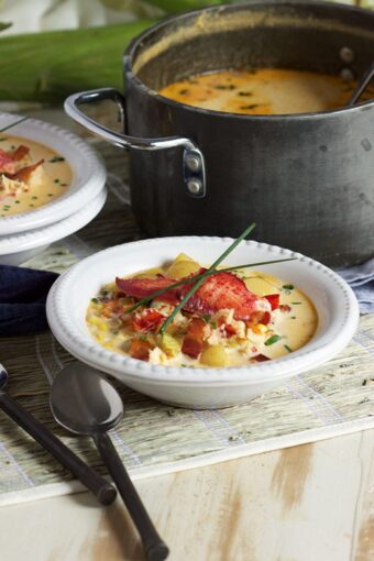 Lobster Corn Chowder - The Suburban Soapbox