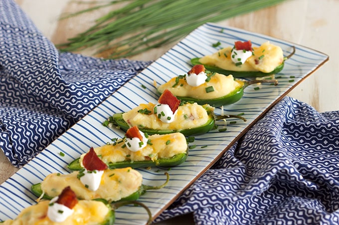 Loaded Baked Potato Jalapeno Poppers - The Suburban Soapbox