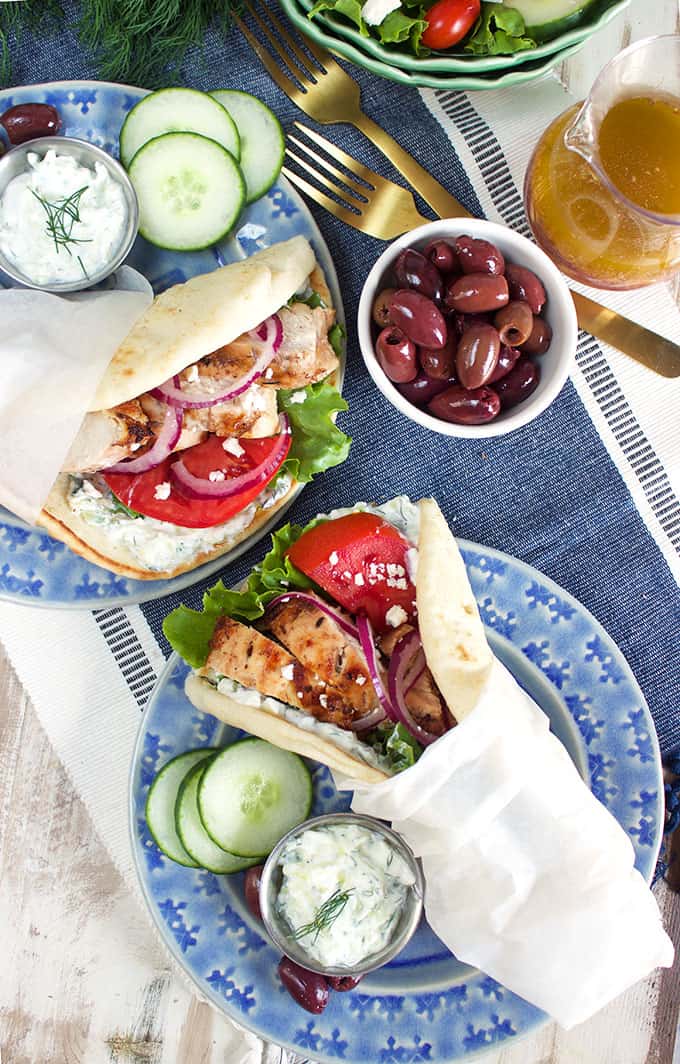 Grilled Chicken Gyro Recipe - The Suburban Soapbox