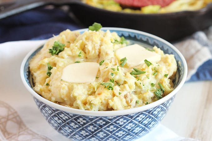 Irish Colcannon Potatoes with Caramelized Cabbage and Onion - The ...