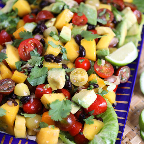 Chili Spiced Mango Guacamole Salad - The Suburban Soapbox