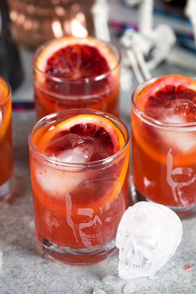 Spiced Blood Orange Dark and Stormy Cocktail Recipe - The Suburban Soapbox