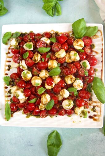 Tomato Mozzarella Caprese Salad - The Suburban Soapbox