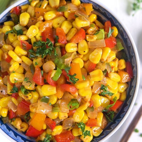 Cajun Corn Maque Choux - The Suburban Soapbox