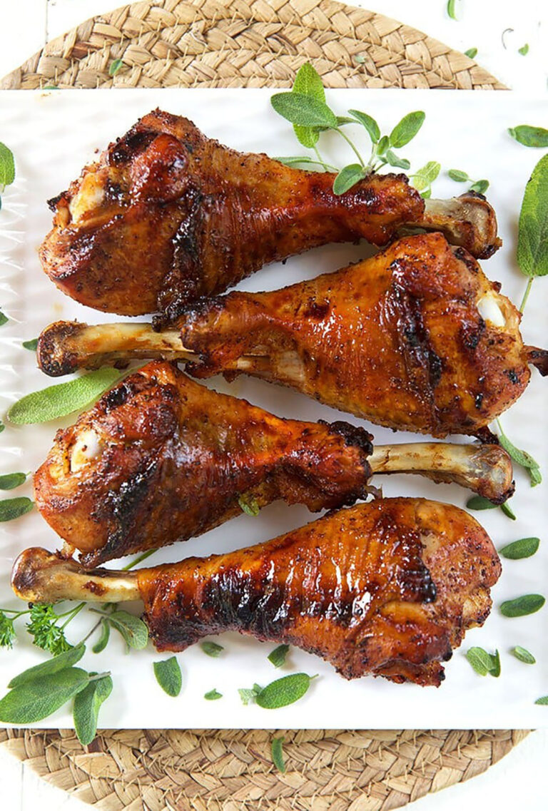 Oven-Roasted Turkey Legs (Juicy, Crispy Skin) Maple Butter Option