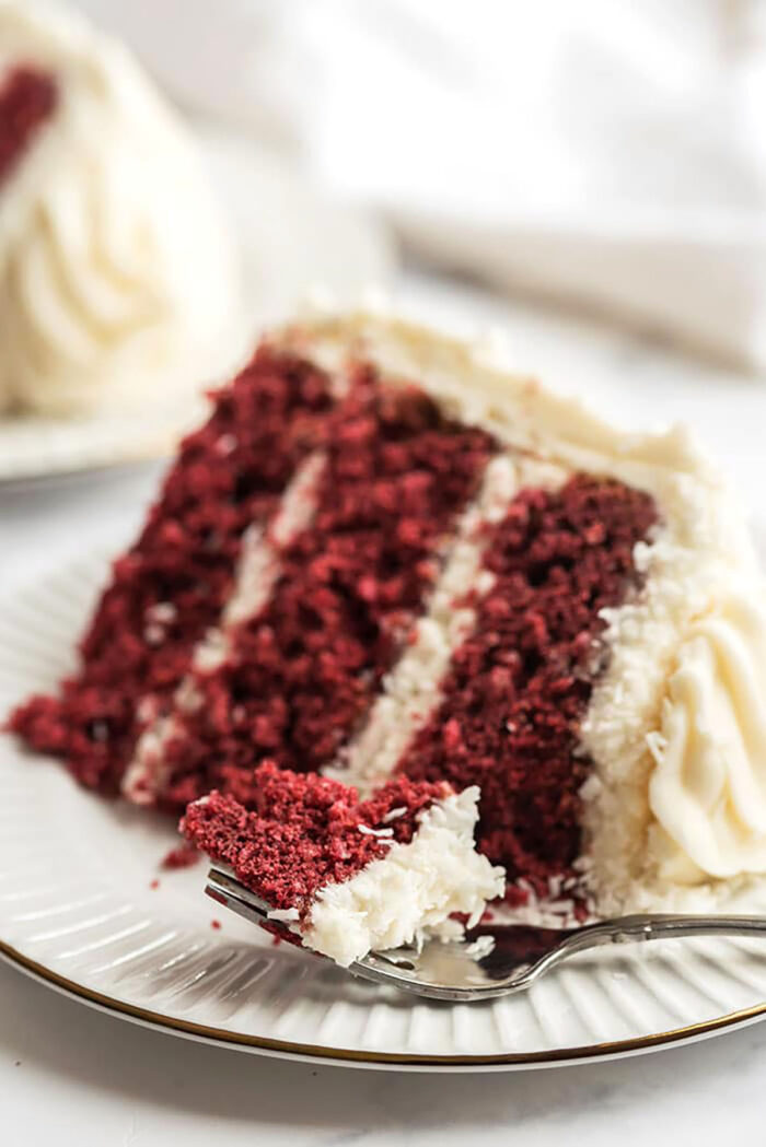 Red Velvet Coconut Cake - The Suburban Soapbox