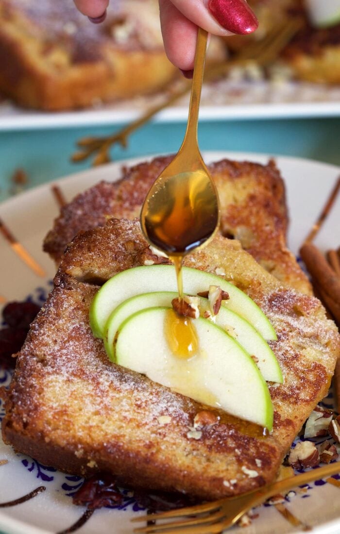 Jewish Apple Cake French Toast - The Suburban Soapbox
