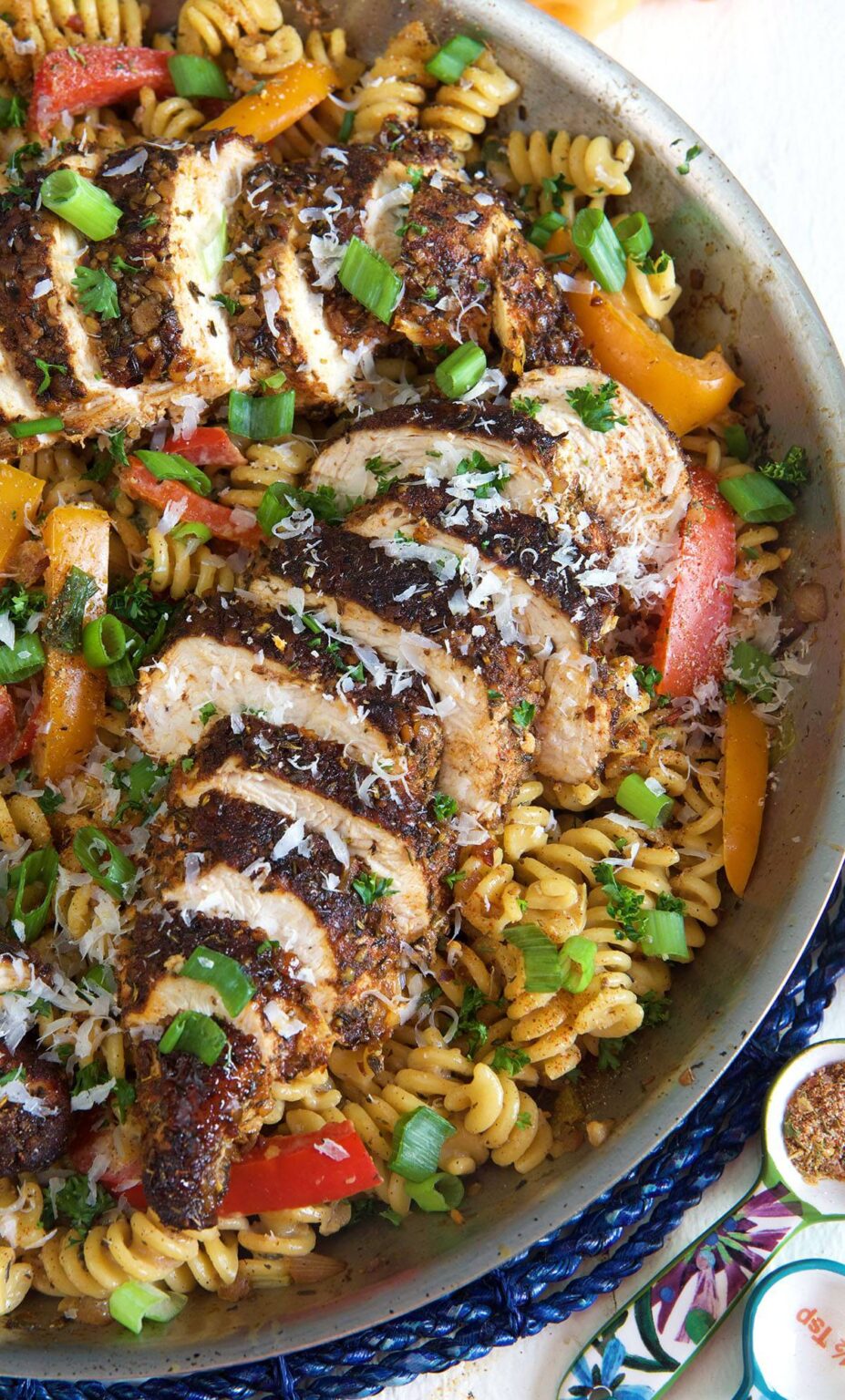 Rasta Pasta with Jerk Chicken - The Suburban Soapbox