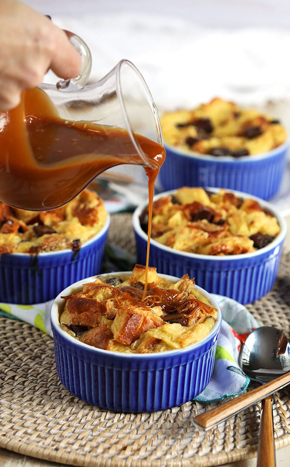 Chocolate Chunk Brioche Bread Pudding - The Suburban Soapbox