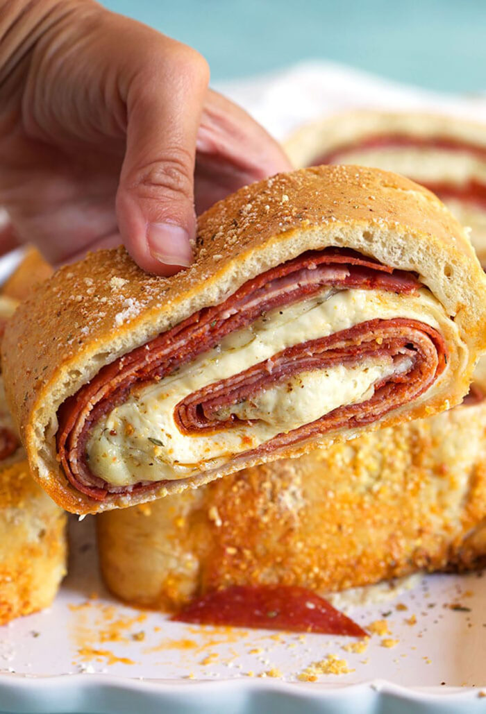 Homemade Stromboli (Italian Stromboli) - The Suburban Soapbox