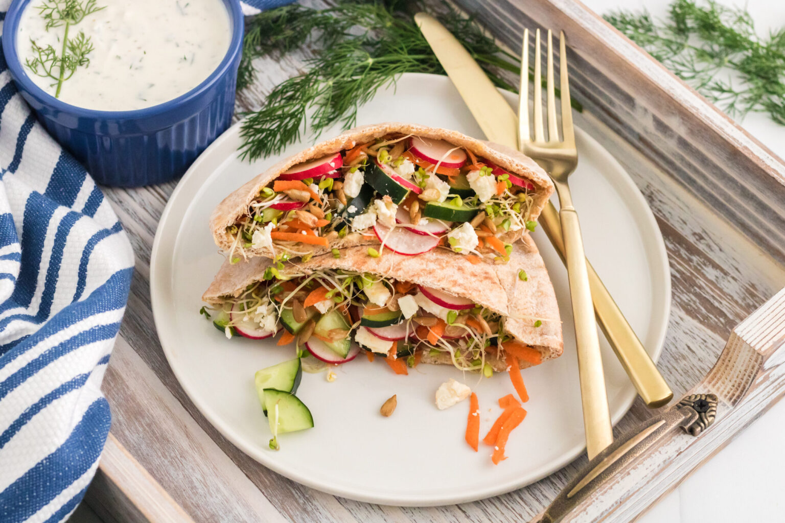 Veggie Pita Pockets - The Suburban Soapbox