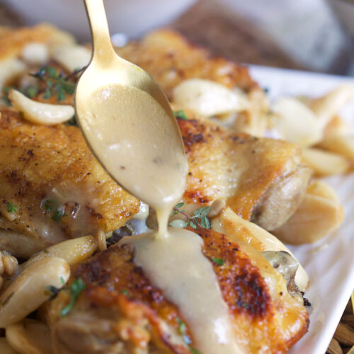 40 Clove Garlic Chicken - The Suburban Soapbox