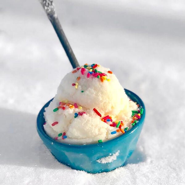 Snow Cream Recipe - The Suburban Soapbox