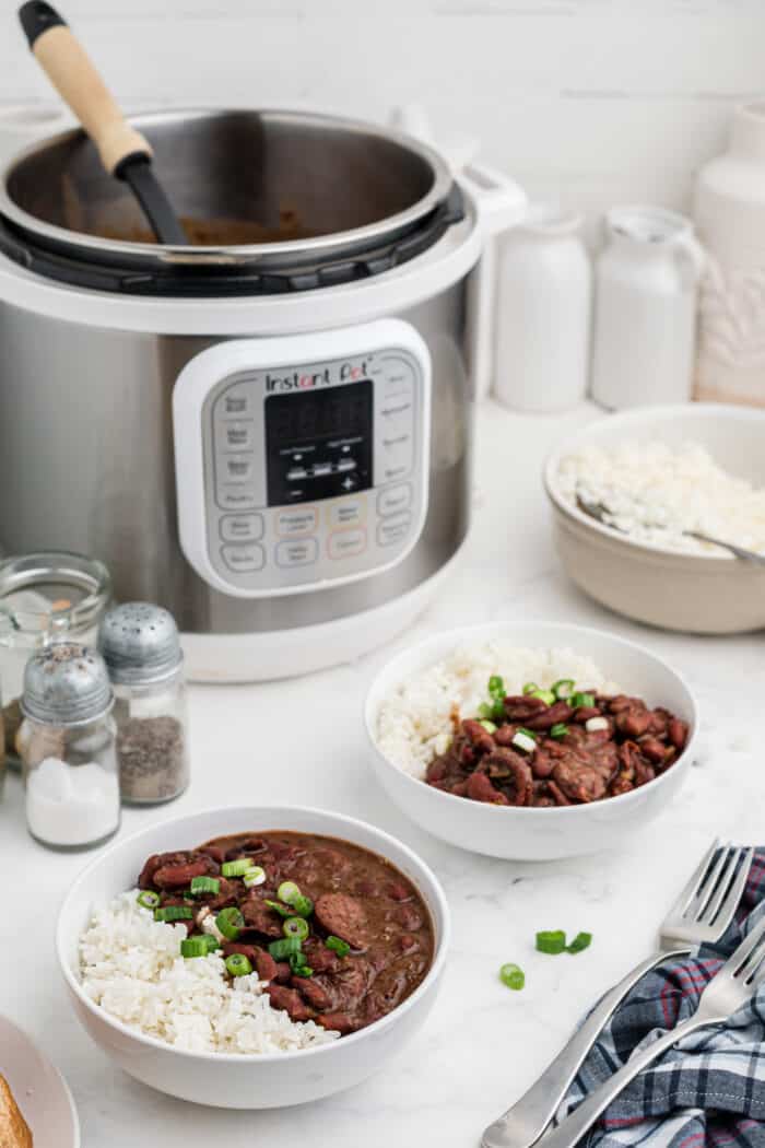 Instant Pot Red Beans and Rice - The Suburban Soapbox