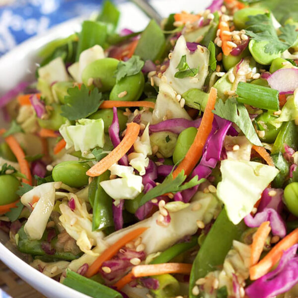 Easy Asian Slaw Recipe - The Suburban Soapbox
