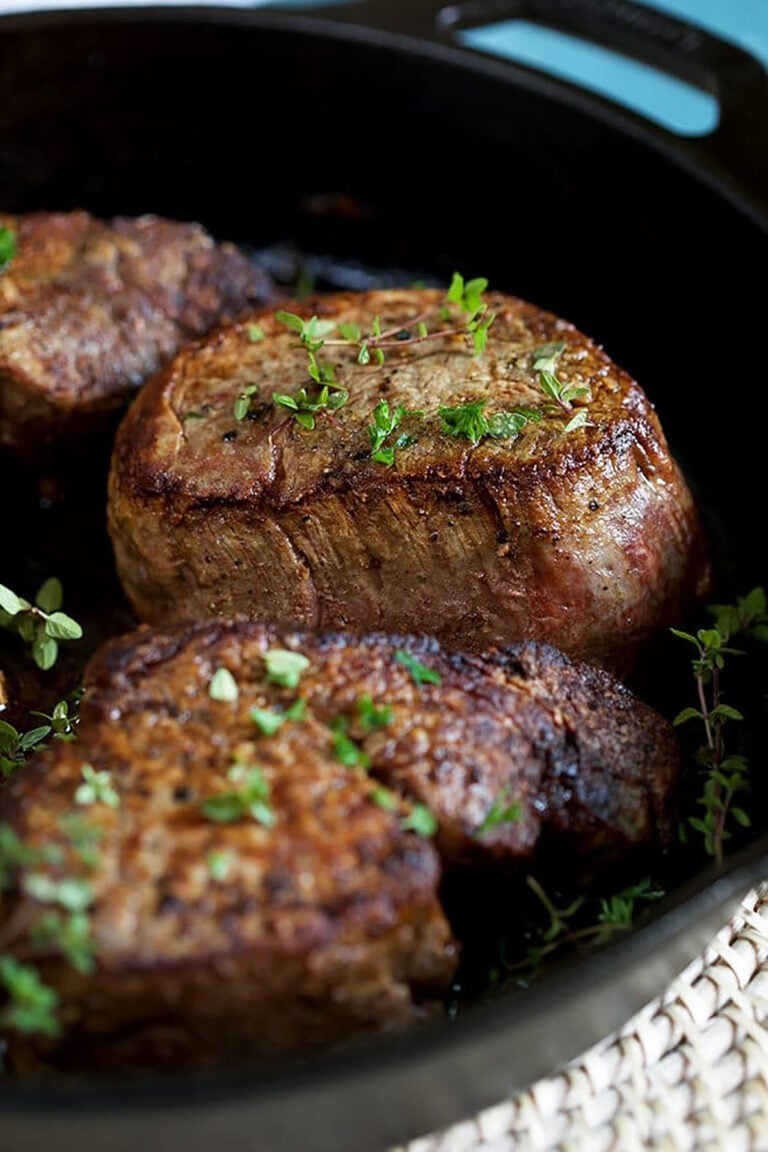 Filet Mignon Recipe (Pan Seared, Oven Finished, Perfect Every Time)