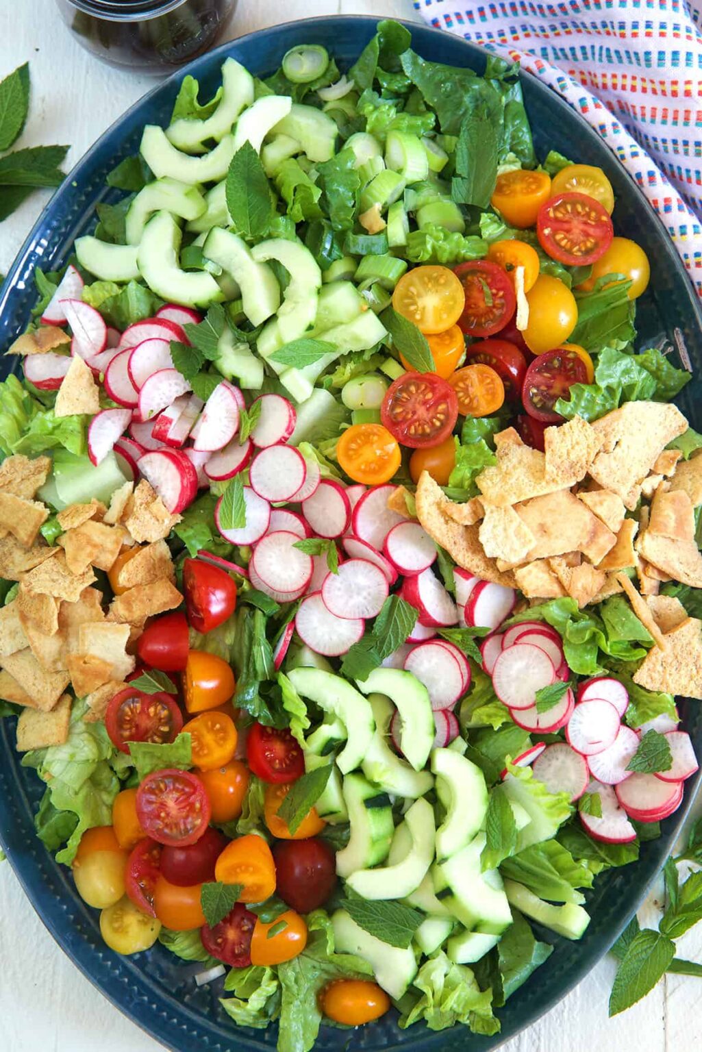 Perfect Fattoush Salad - The Suburban Soapbox
