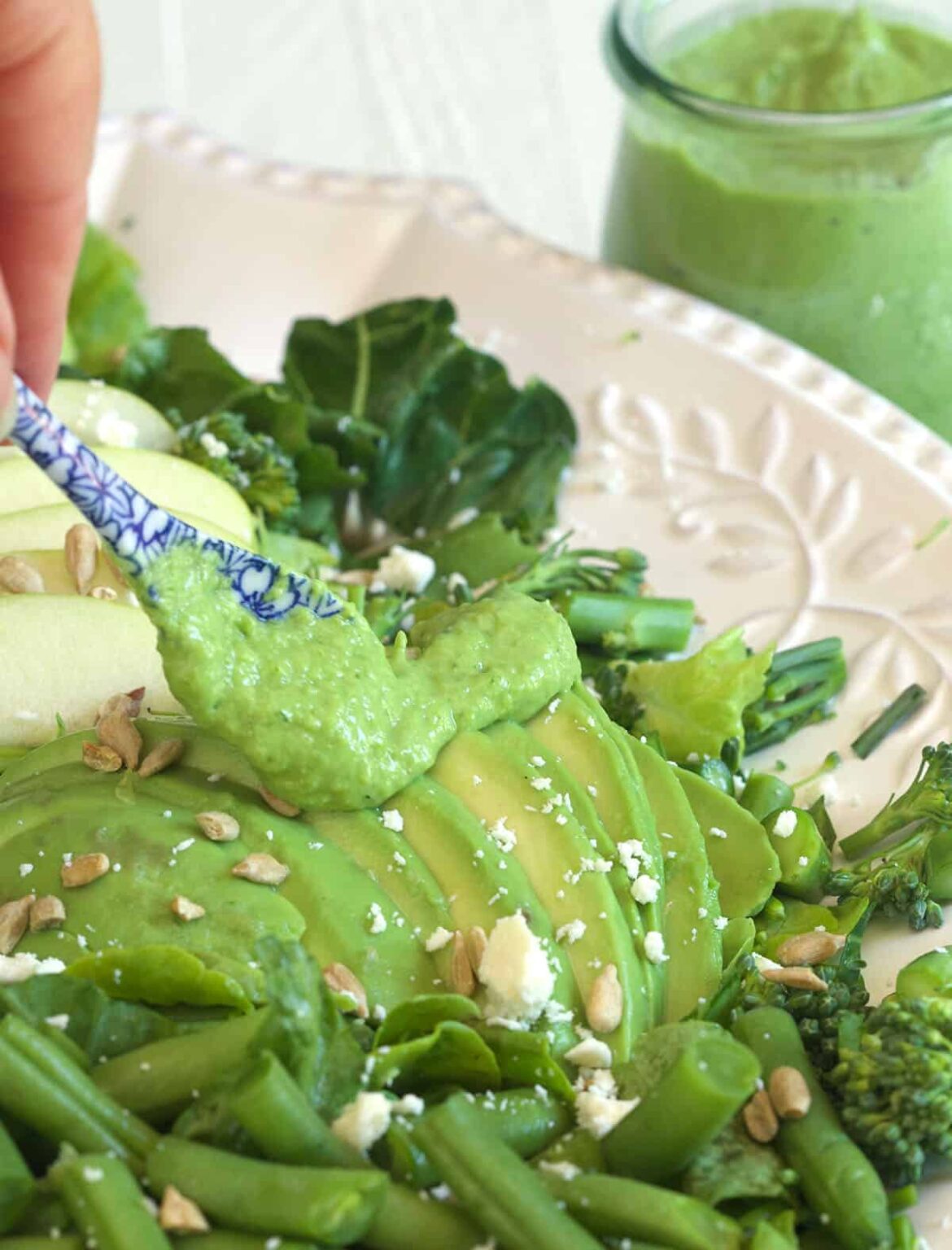 Green Goddess Salad Dressing - The Suburban Soapbox