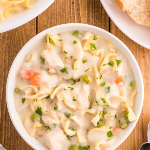 Creamy Chicken Noodle Soup - The Suburban Soapbox