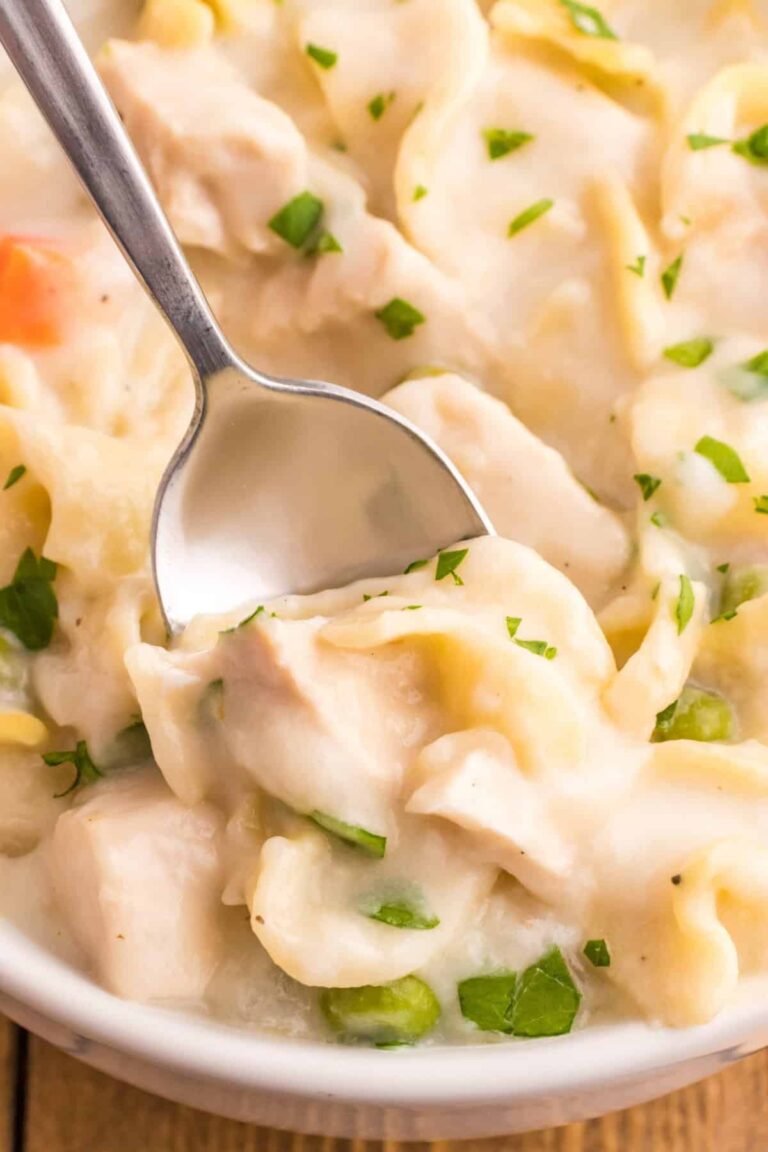 Creamy Chicken Noodle Soup - The Suburban Soapbox