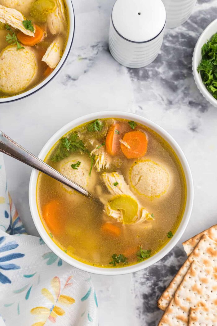 Hearty Matzo Ball Soup - The Suburban Soapbox