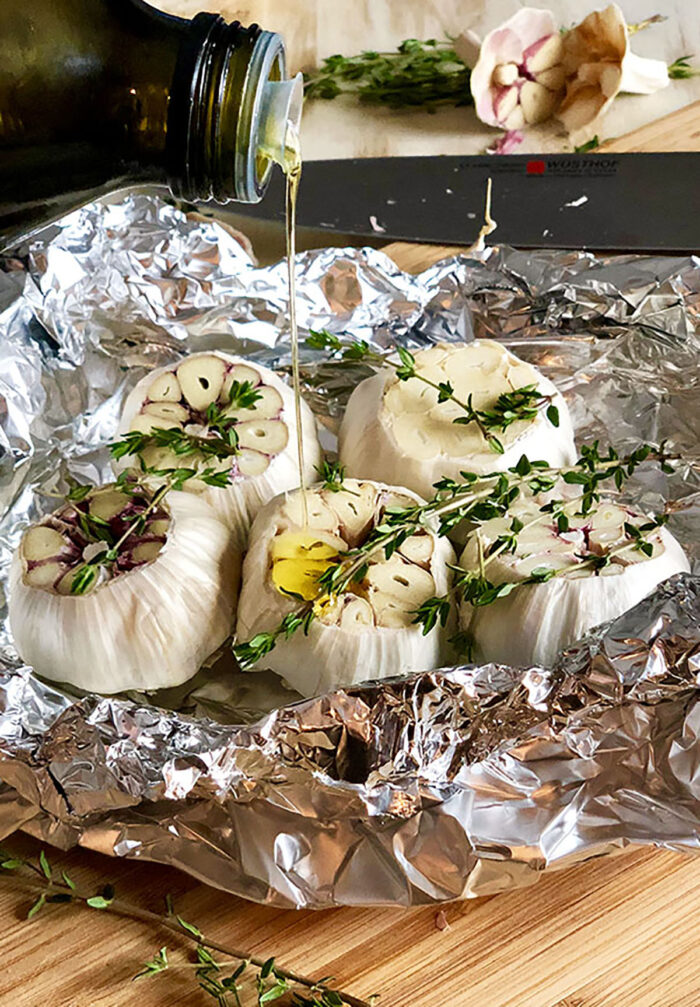 How to Roast Garlic (Roasted Garlic Recipe) - The Suburban Soapbox