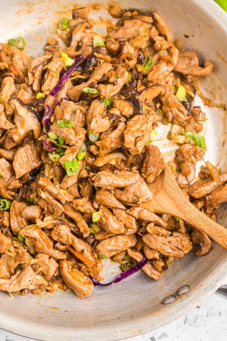 Quick and Easy Moo Shu Pork - The Suburban Soapbox