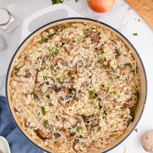 Mushroom Risotto - The Suburban Soapbox