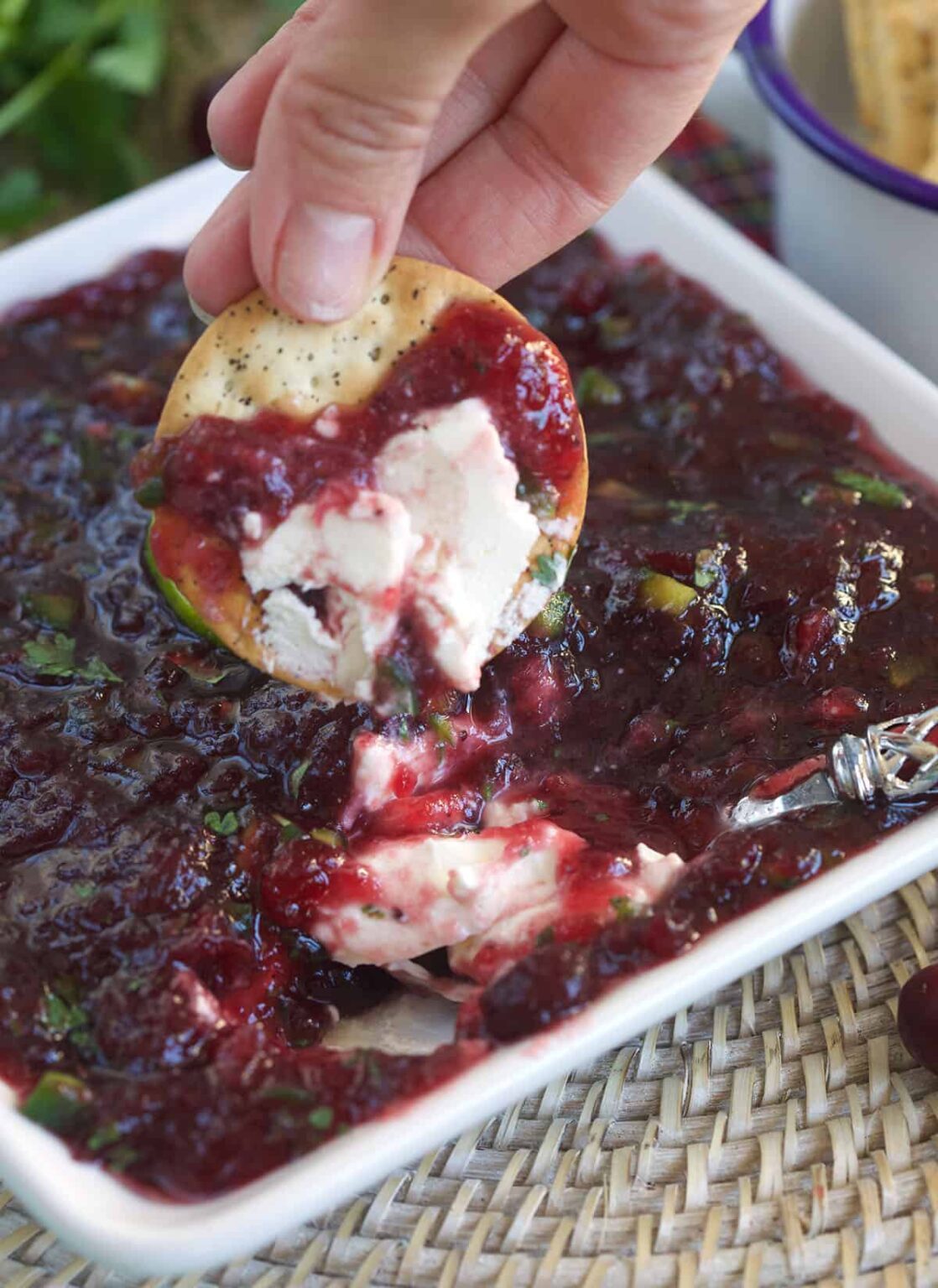 Cranberry Jalapeño Dip - The Suburban Soapbox