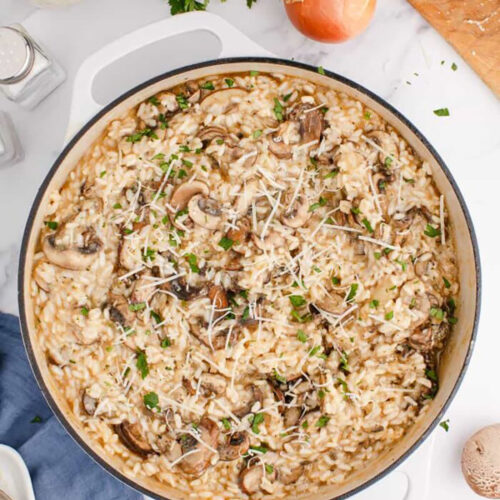 Mushroom Risotto - The Suburban Soapbox