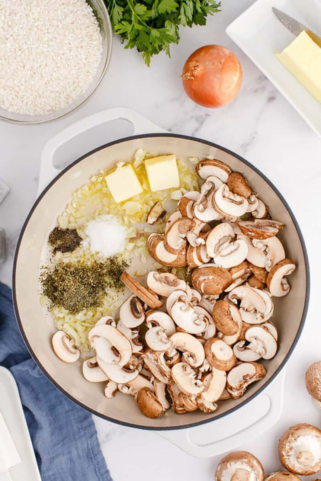 Mushroom Risotto - The Suburban Soapbox