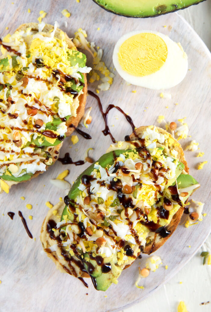 Hummus Avocado Toast - The Suburban Soapbox