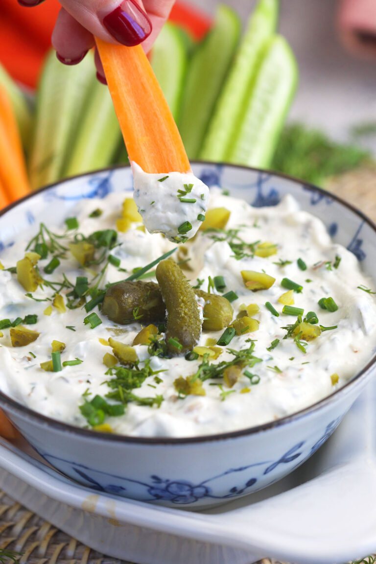 Creamy Dill Pickle Dip - The Suburban Soapbox