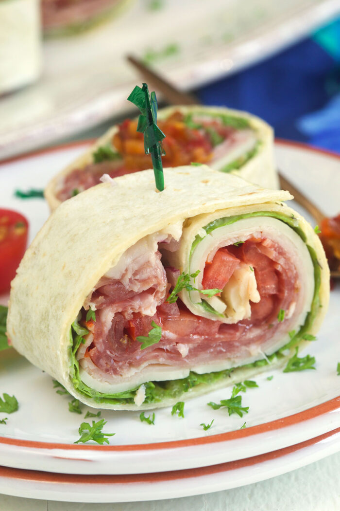 Italian Pinwheel Sandwiches - The Suburban Soapbox