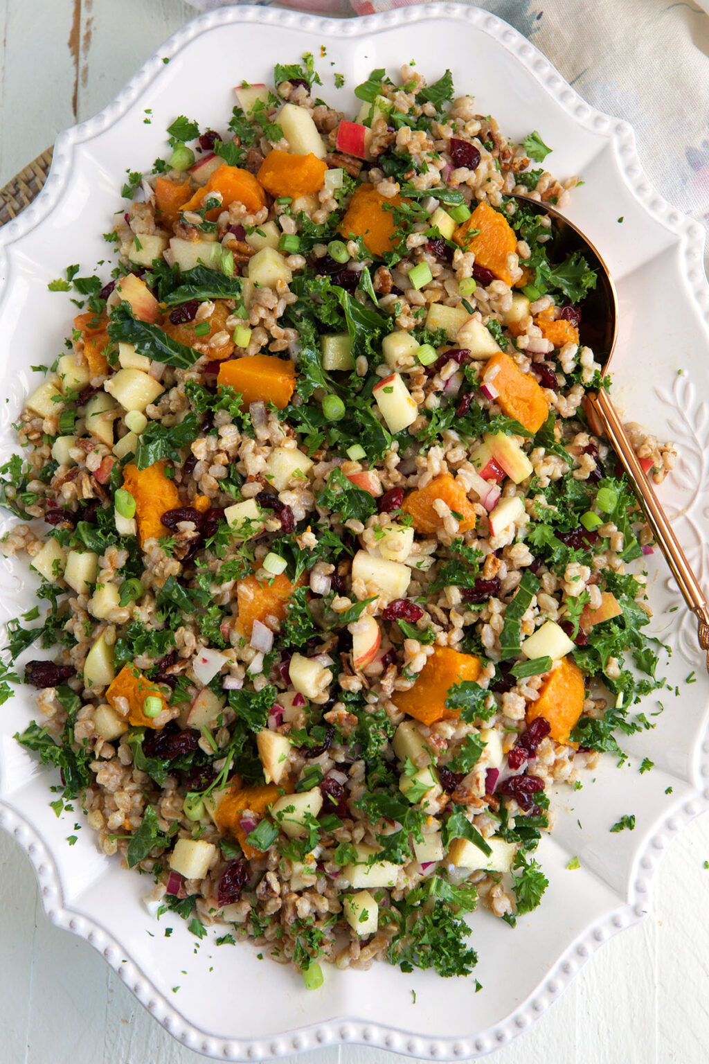 Autumn Farro Salad - The Suburban Soapbox