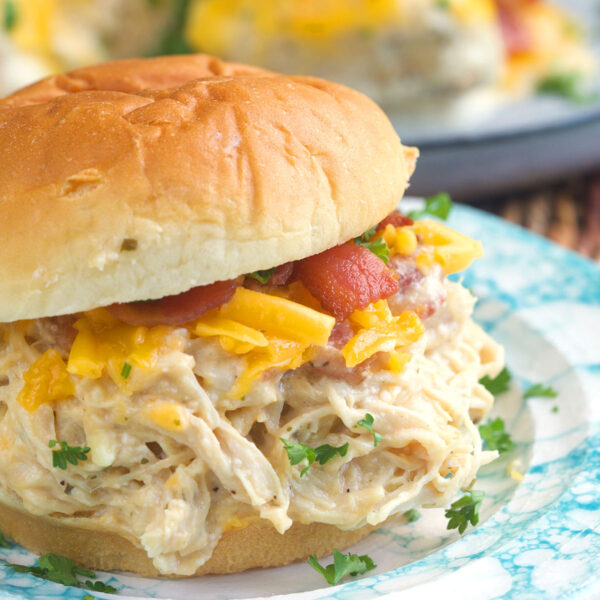 Crockpot Crack Chicken (Creamy Ranch Shredded Chicken Recipe)