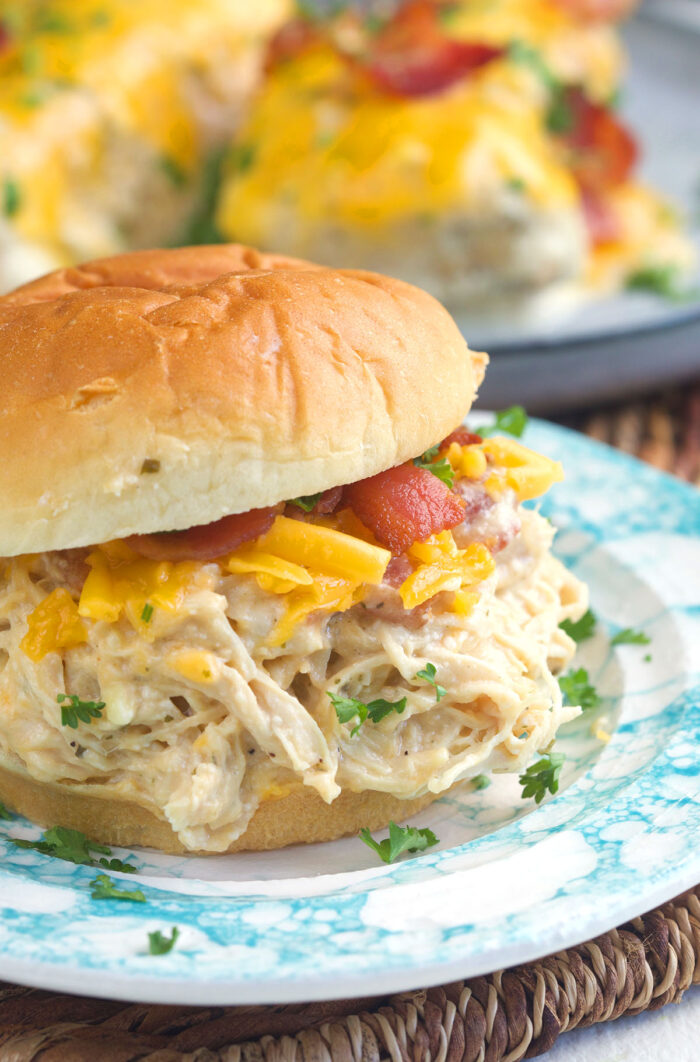 Crockpot Crack Chicken (Creamy Ranch Shredded Chicken Recipe)