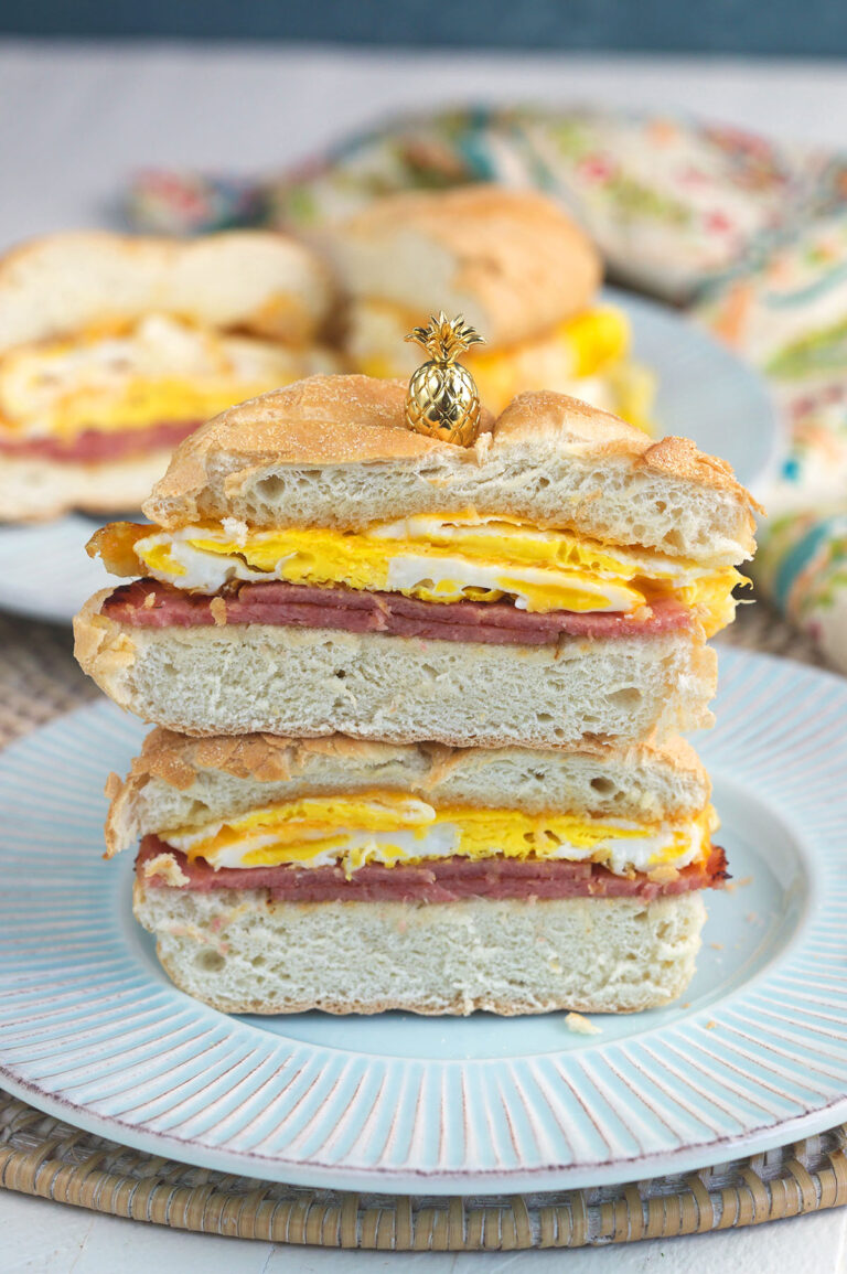 Pork Roll Egg and Cheese Sandwich Recipe - The Suburban Soapbox