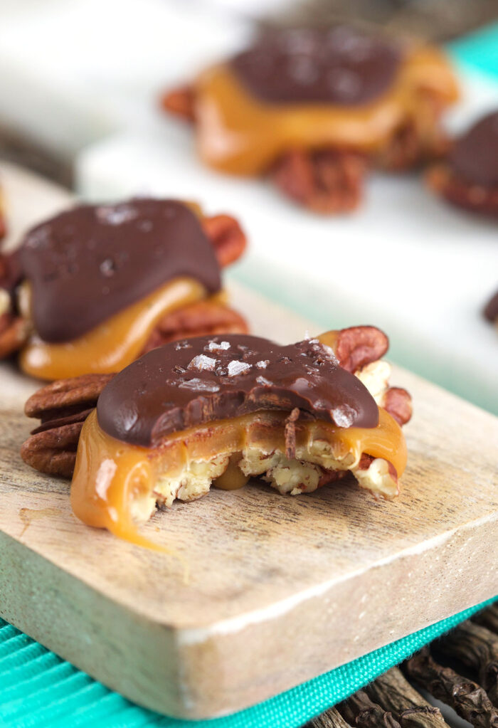 Homemade Chocolate Turtle Candy - The Suburban Soapbox
