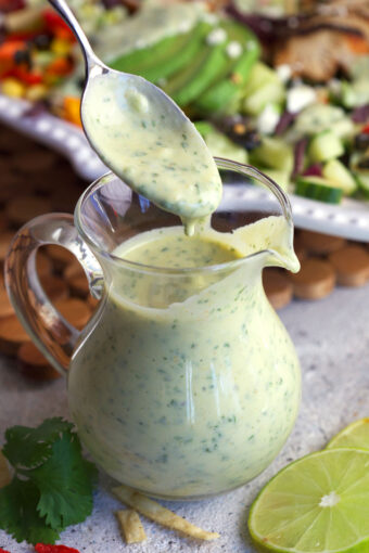 Creamy Cilantro Lime Dressing - The Suburban Soapbox