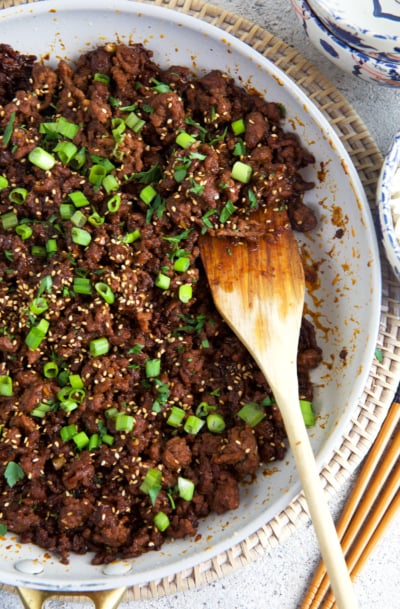 Korean BBQ Ground Beef - The Suburban Soapbox