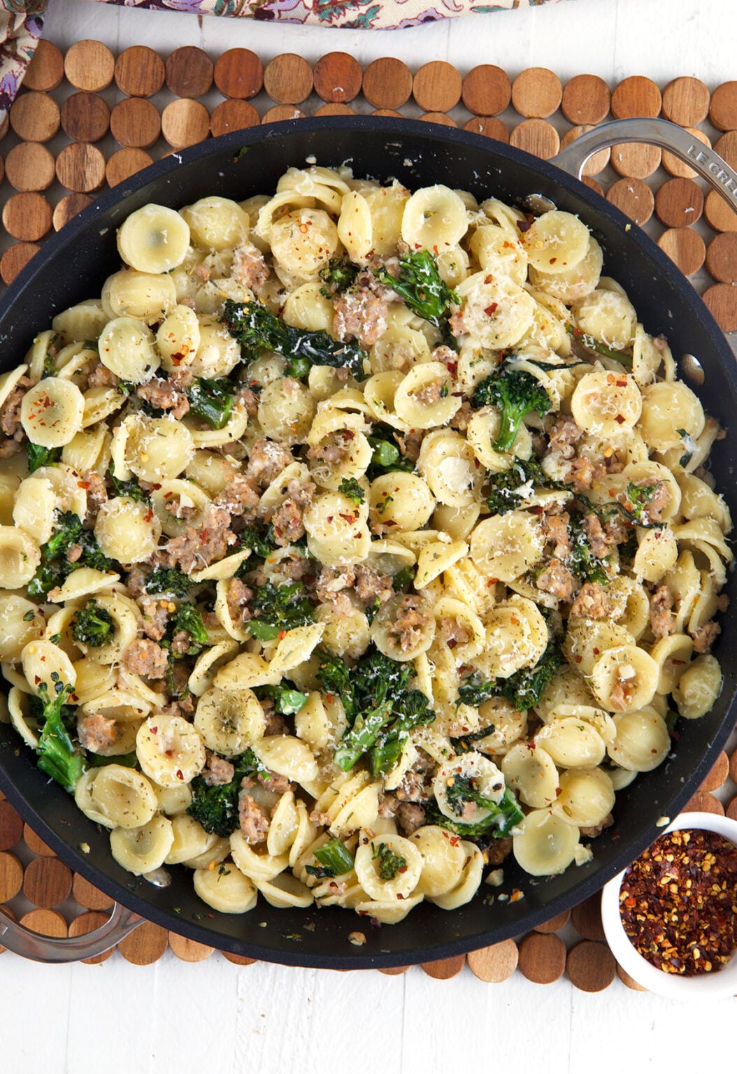 Orecchiette with Sausage and Broccoli - The Suburban Soapbox