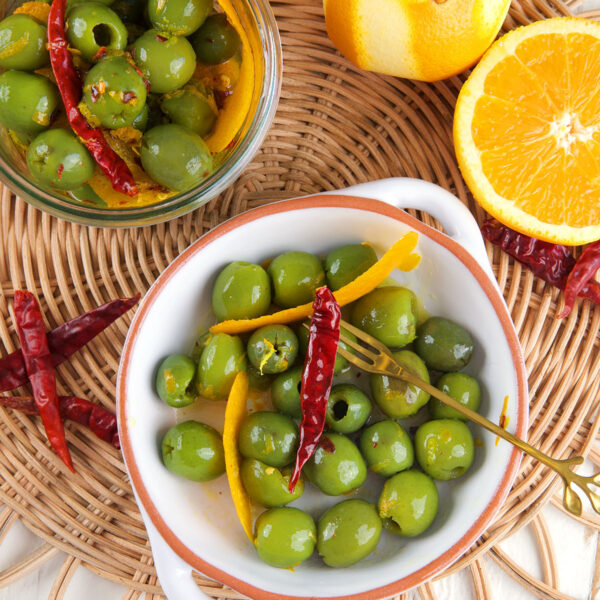 Spicy Marinated Olives - The Suburban Soapbox