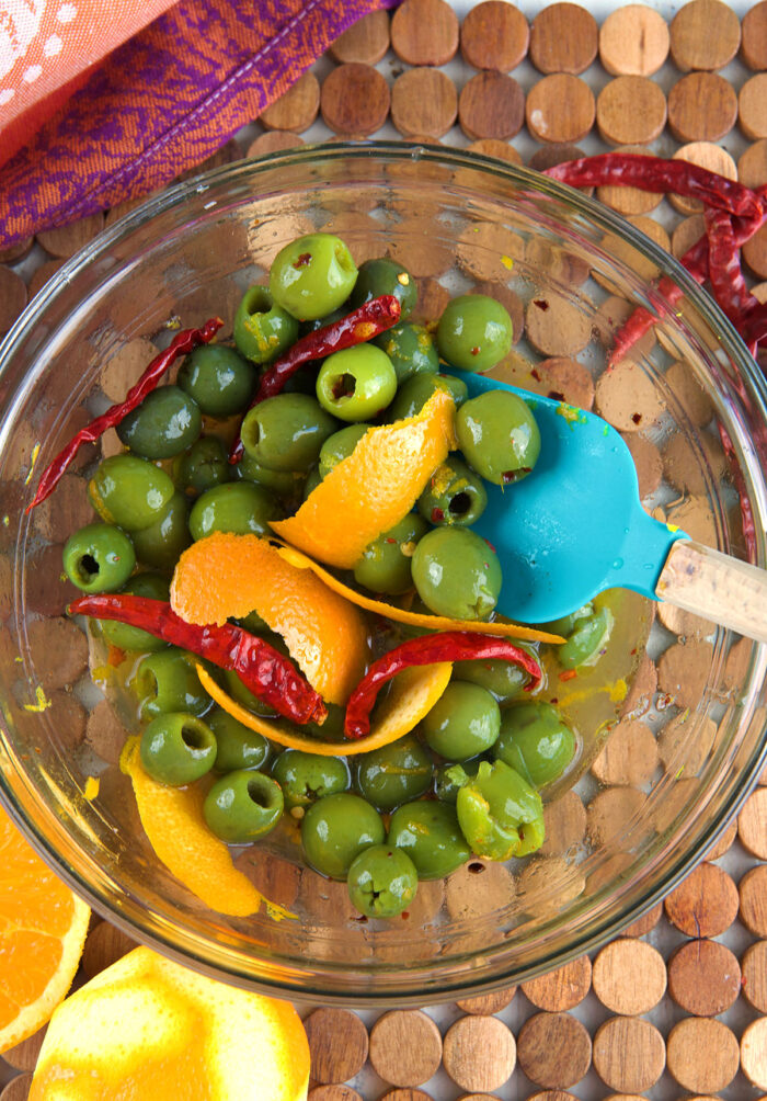 Spicy Marinated Olives - The Suburban Soapbox