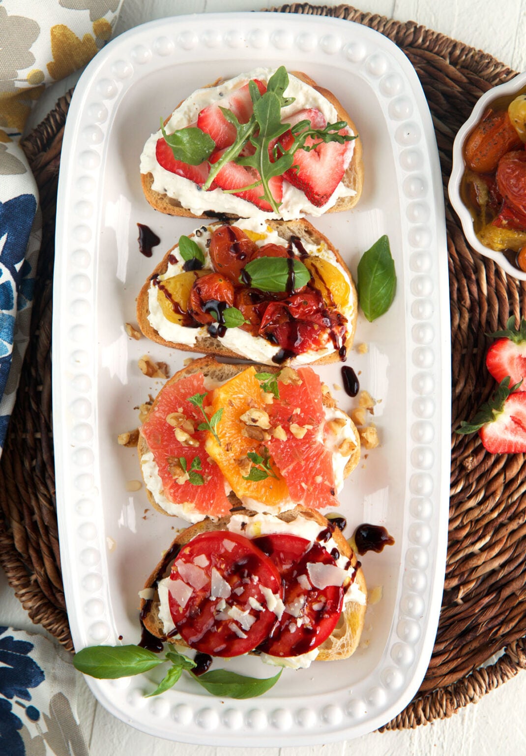 Easy Burrata Toast - The Suburban Soapbox