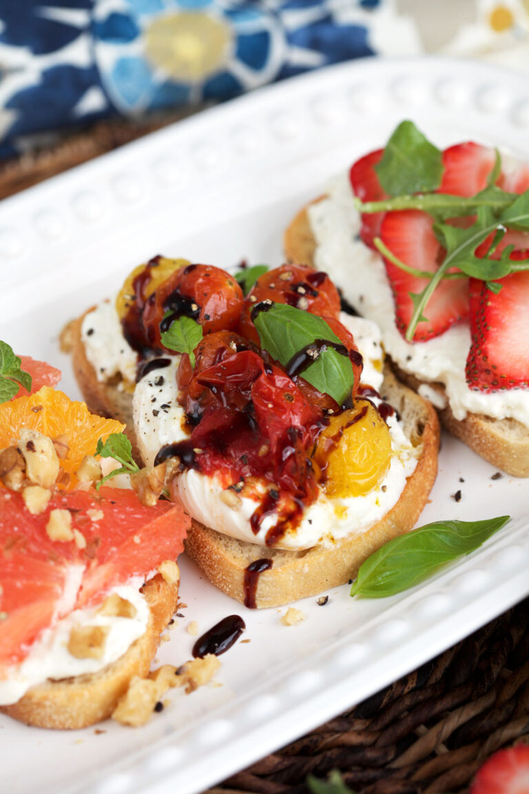 Easy Burrata Toast - The Suburban Soapbox